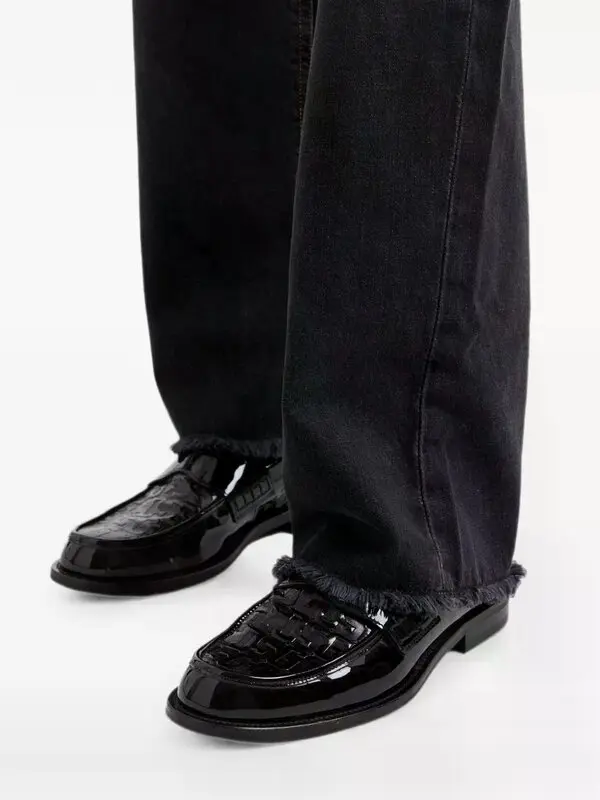 Gcds Wirdo Monogram-embossed Loafers