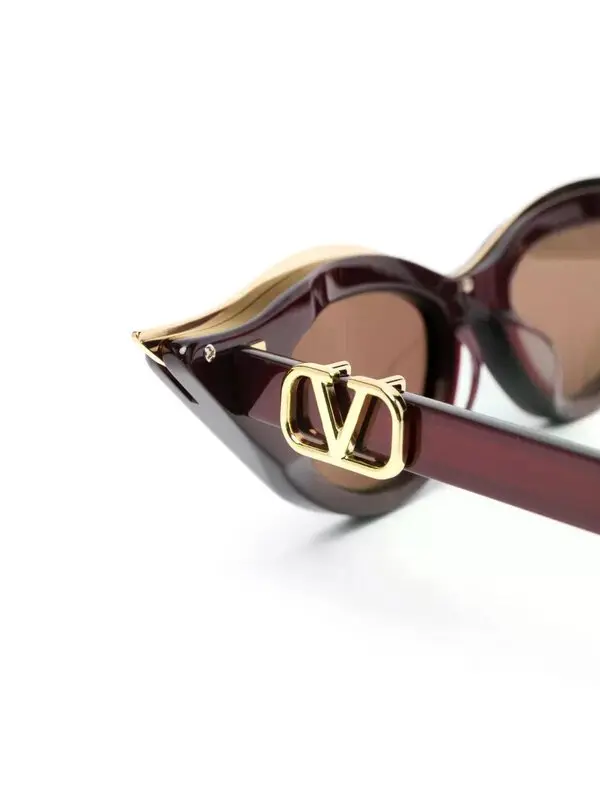 Valentino Garavani Cat Eye Sunglasses - Red
