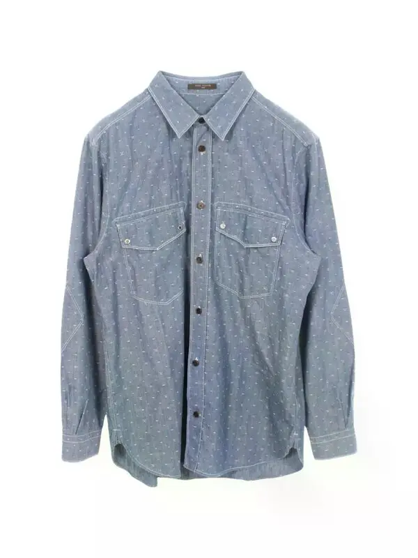 LOUIS VUITTON 2010s Monogram Long-sleeve Shirt
