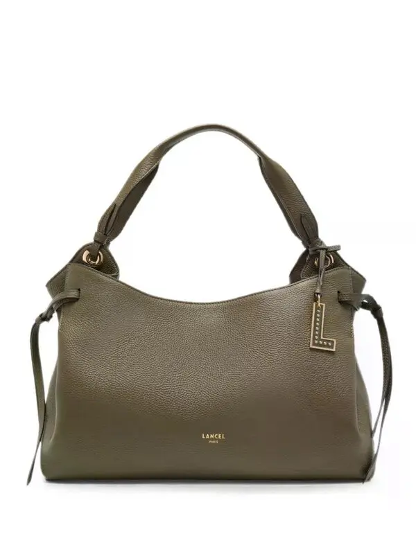 LANCEL Swann Grained Leather Tote Bag