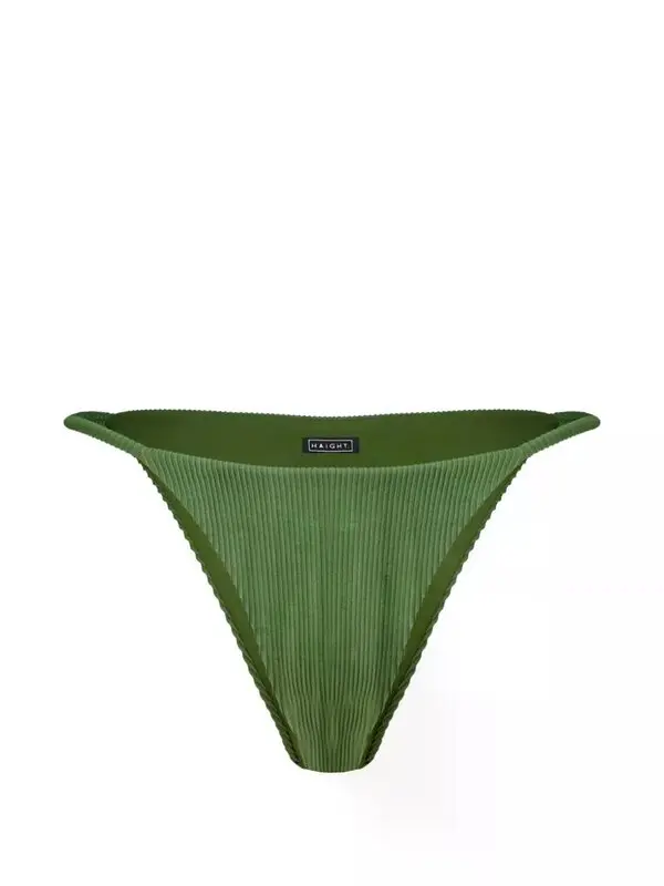 HAIGHT. Ribbed-knit Bikini Bottoms