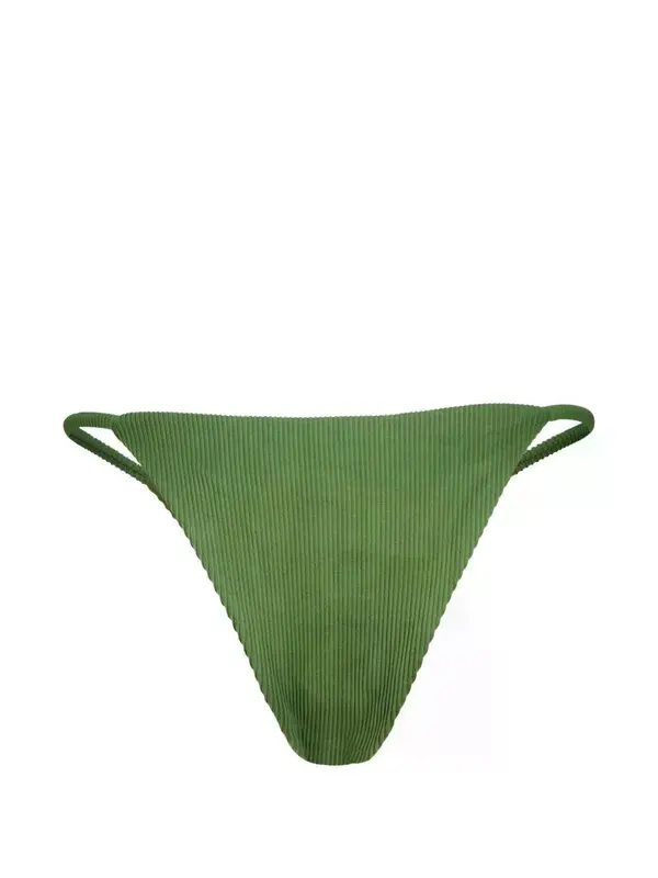 HAIGHT. Ribbed-knit Bikini Bottoms