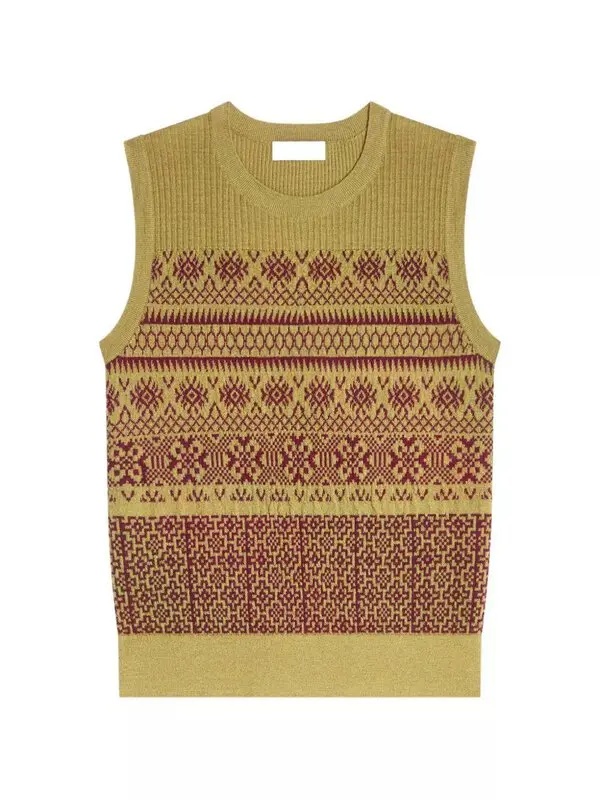 Dries Van Noten Jacquard Wool Sweater