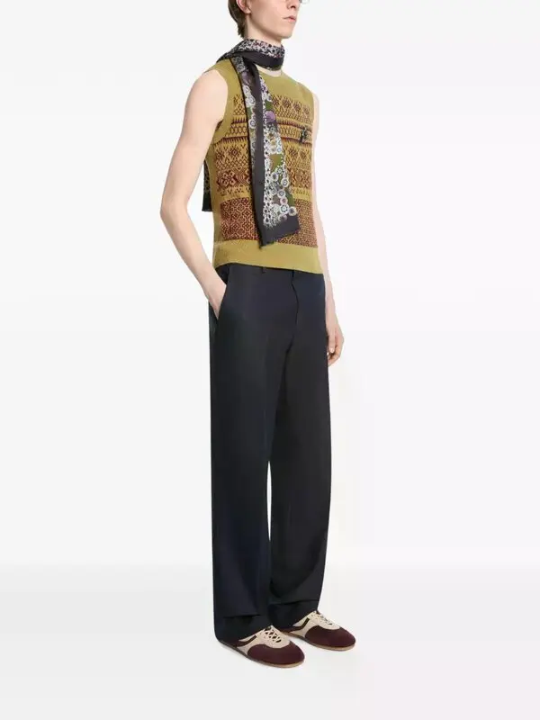 Dries Van Noten Jacquard Wool Sweater