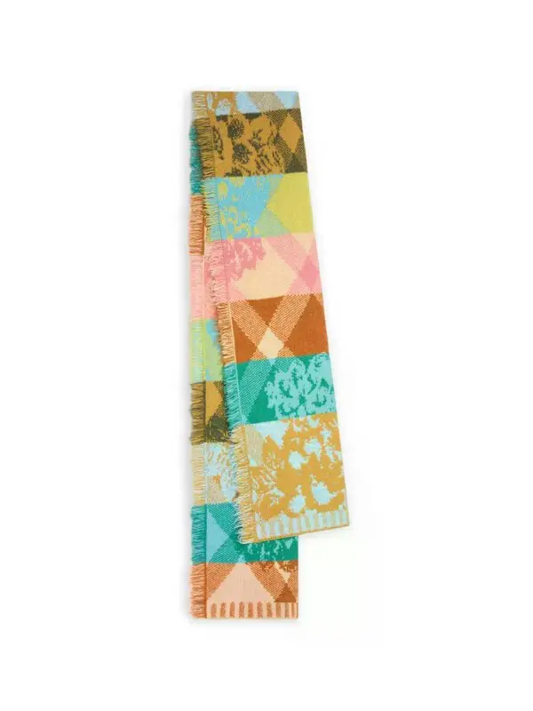 Dries Van Noten Long Wool Scarf