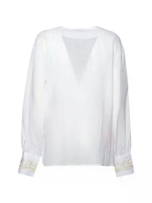 ROOM 52 Embellished V-neck Blouse