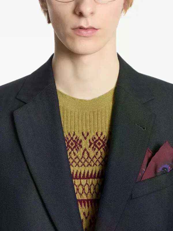 Dries Van Noten Silk Pocket Square