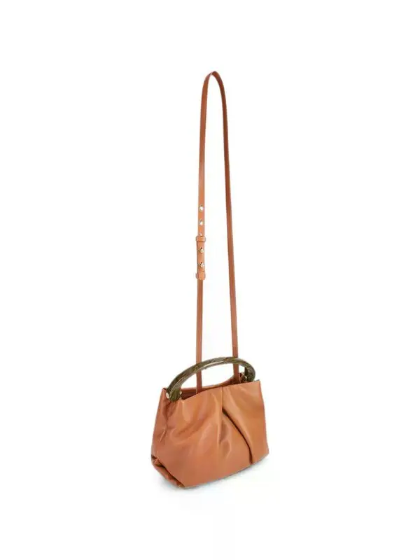 Dries Van Noten Small Pleated Leather Bag