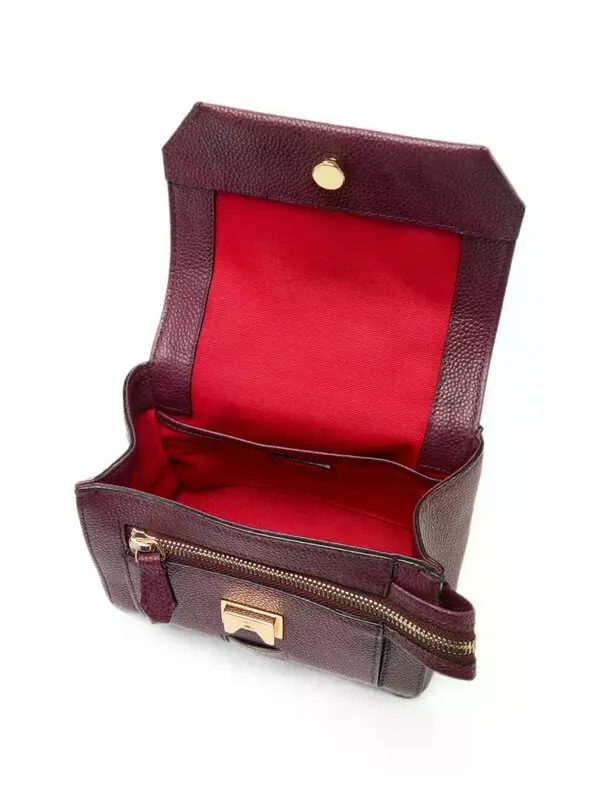 LANCEL Ninon Grained Leather Shoulder Bag