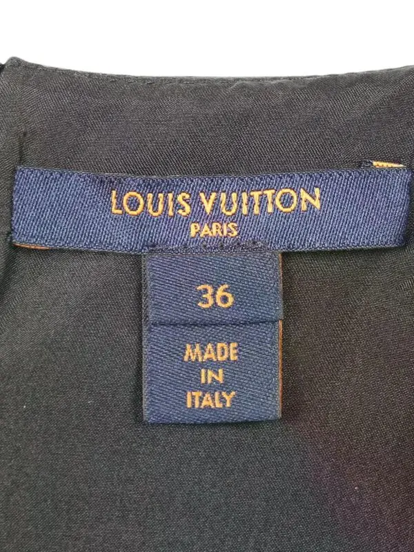 LOUIS VUITTON Patch Detail Mini Dress