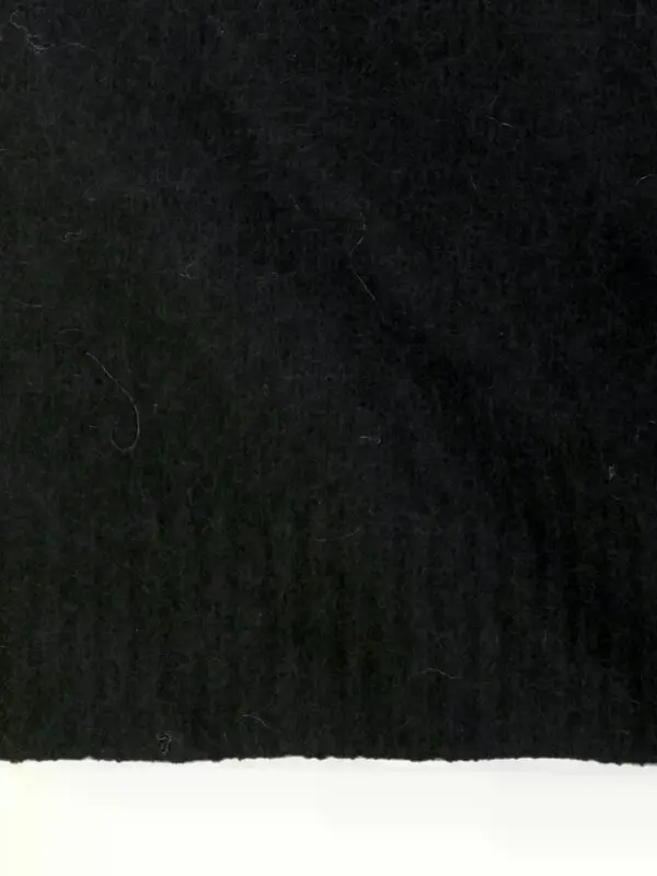 AMOMENTO Brushed Mock-neck Sweater