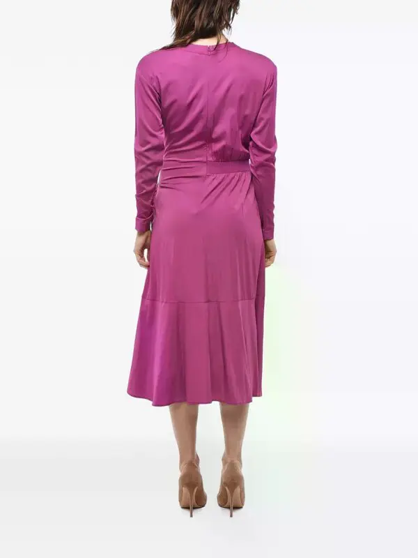 Stella McCartney Draped Satin Midi Dress