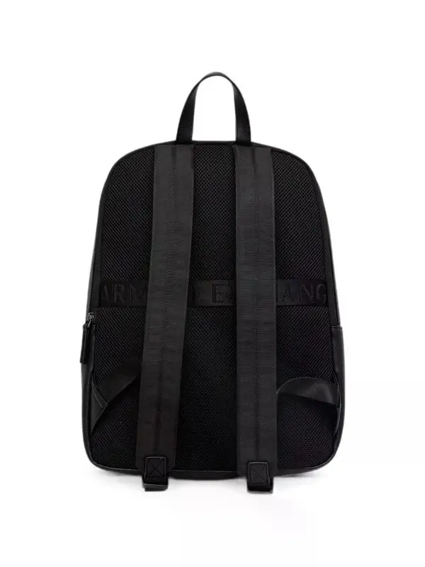 Armani Exchange Logo-print Pebbled Backpack
