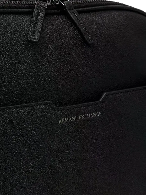 Armani Exchange Logo-print Pebbled Backpack