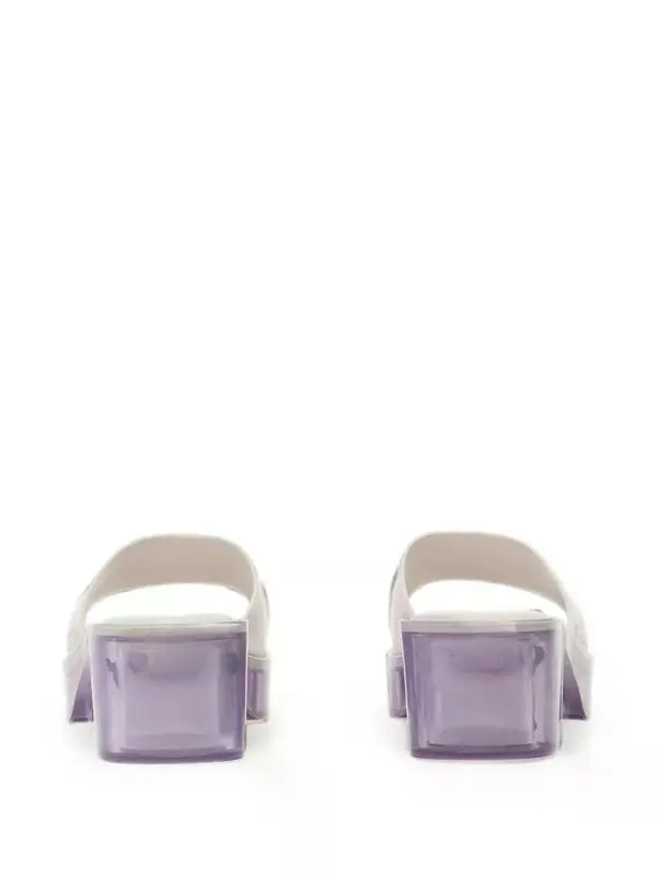 Melissa Translucent Block-heel Sandals