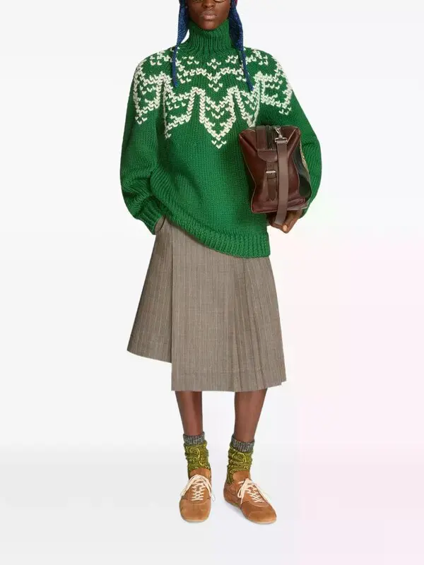 Dries Van Noten Jacquard Wool Socks