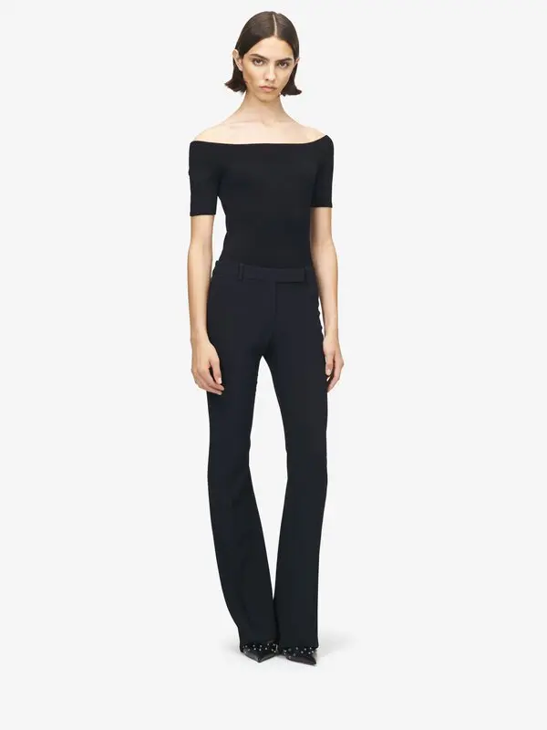 Alexander McQueen Narrow Bootcut Trousers