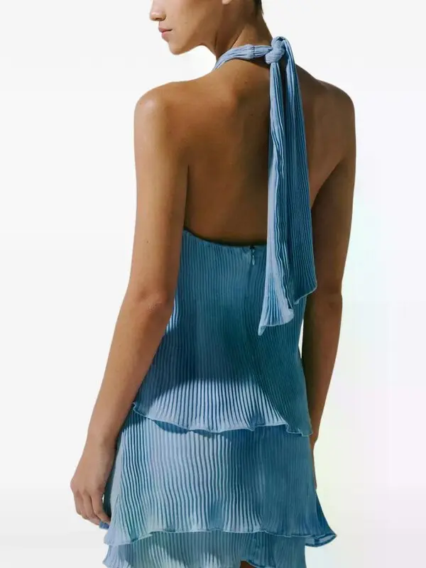 BAOBAB Pleated Halterneck Top - Blue