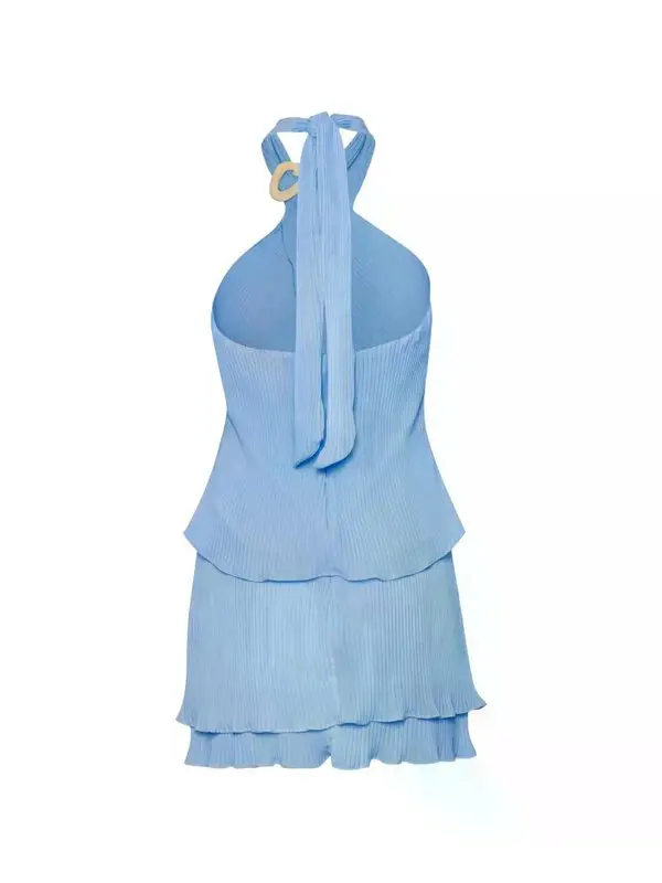 BAOBAB Pleated Halterneck Top - Blue