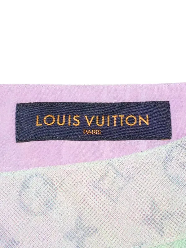 LOUIS VUITTON Monogram Layered Mesh Shorts