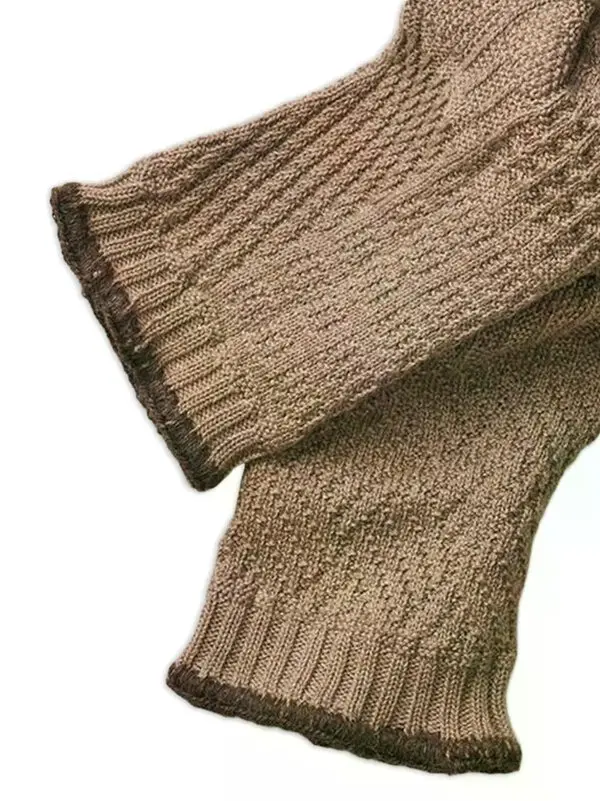 YAHAE Mixed-knit Scarf