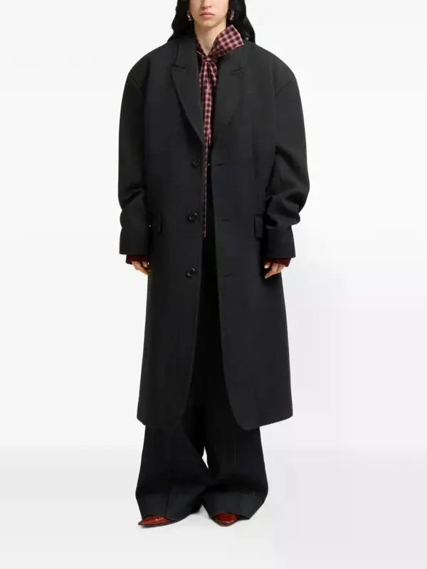 Marni Deep Tweed Oversized Coat