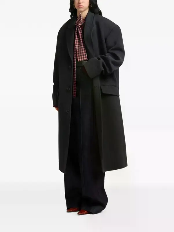 Marni Deep Tweed Oversized Coat