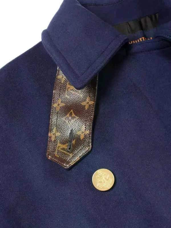 LOUIS VUITTON Anchor-button Pea Coat