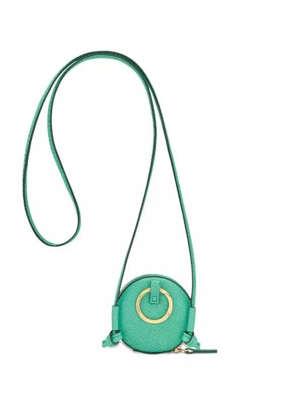 Longchamp Pure Grained-leather Coin Purse