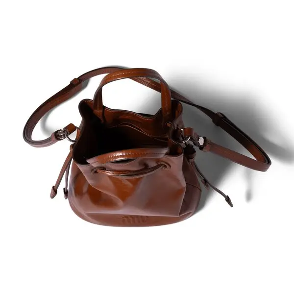 Miu Miu Shiny Leather Pouch