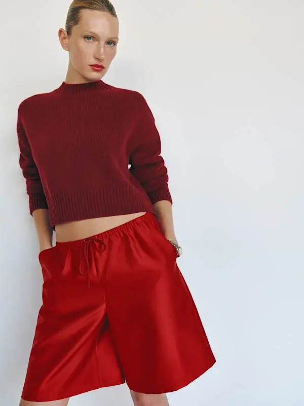 REFORMATION Remy Regenerative Wool Crew Sweater