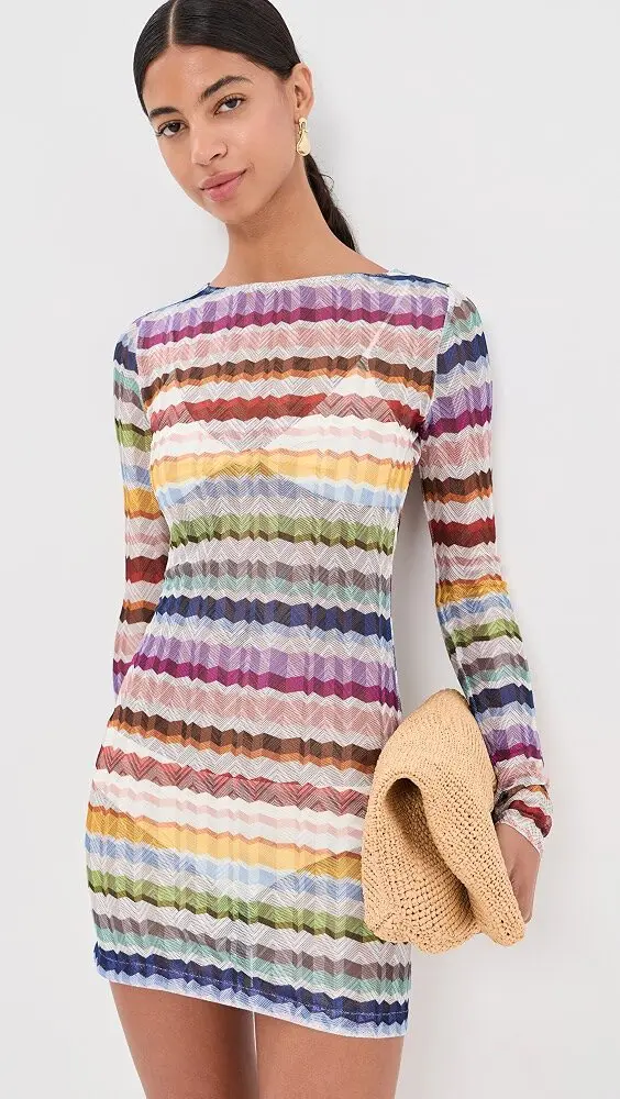 Missoni Long Sleeve T-shirt Dress