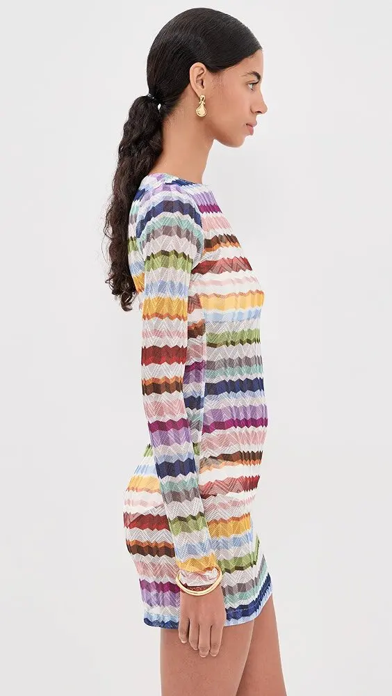 Missoni Long Sleeve T-shirt Dress