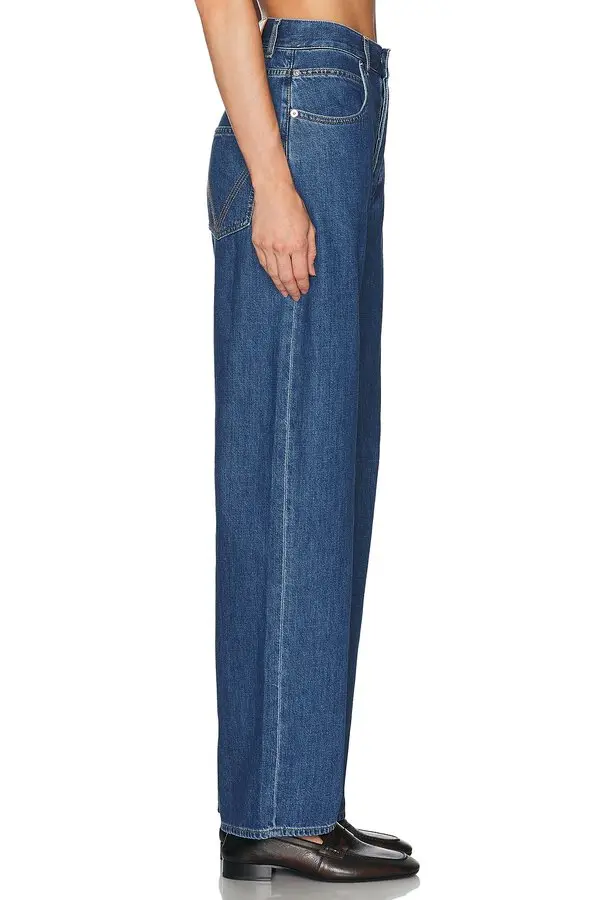 Bottega Veneta High Waisted Bootcut Leg