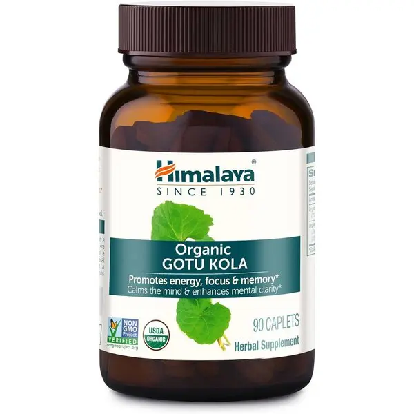 HIMALAYA WELLNESS Organic Gotu Kola 90 Caplets - One-color