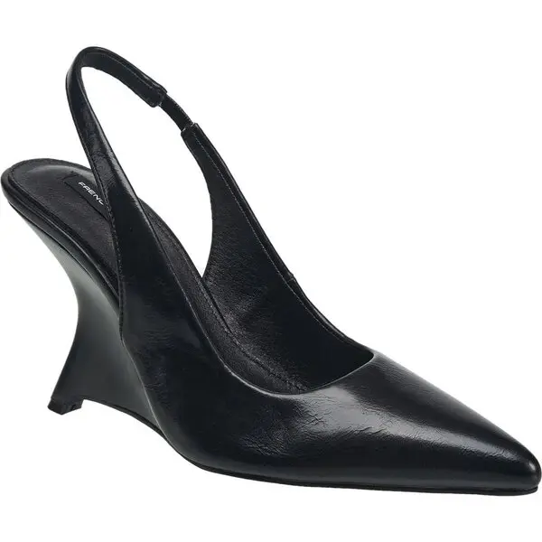 French Connection Shia Slingback Wedge Heel