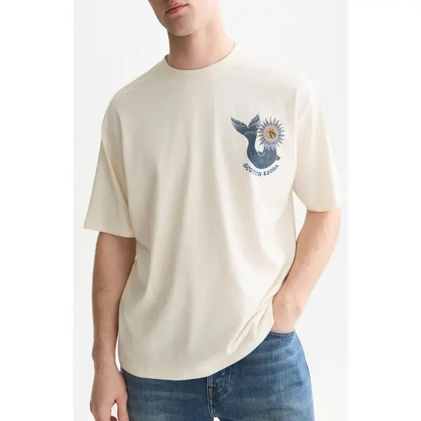 Scotch & Soda Loose Fit Graphic T-shirt