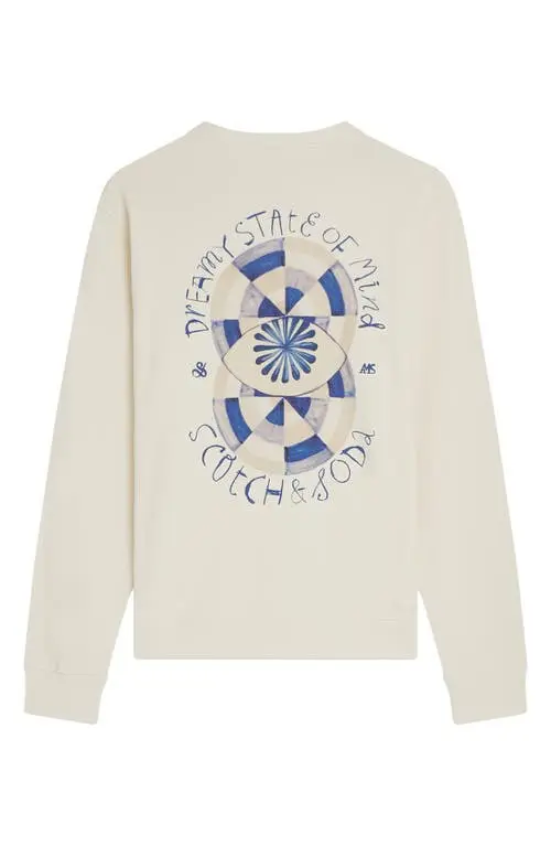 Scotch & Soda Graphic Crewneck Sweatshirt