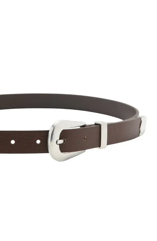 Mango Leather Western Belt