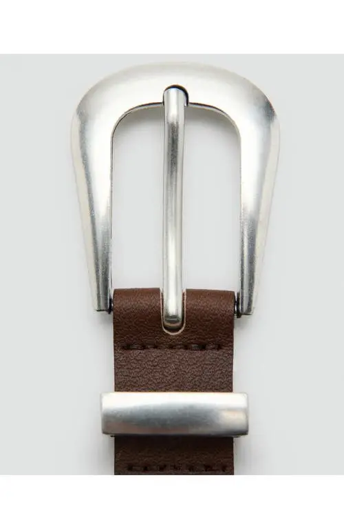 Mango Leather Western Belt