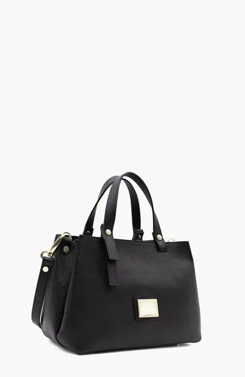 CAVALINHO Muse 490 Pebbled Leather Handbag - Black