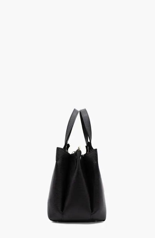 CAVALINHO Muse 490 Pebbled Leather Handbag - Black