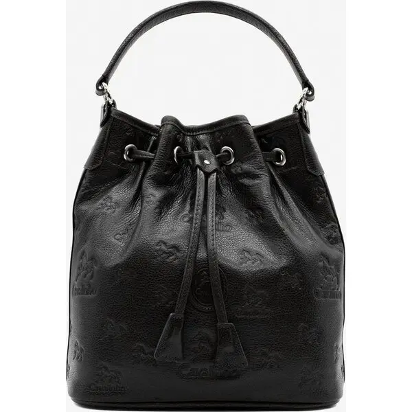 CAVALINHO Cavalo Lusitano 281 Embossed Leather Bucket Bag