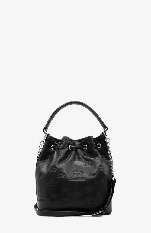CAVALINHO Cavalo Lusitano 281 Embossed Leather Bucket Bag