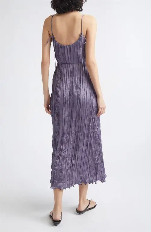 Posse Esme Plissé Midi Slipdress
