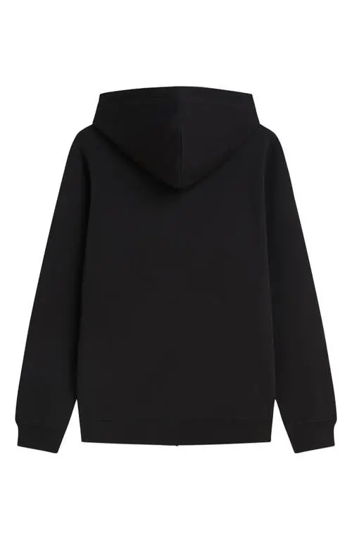 Scotch & Soda Logo Badge Full Zip Hoodie - Meteorite