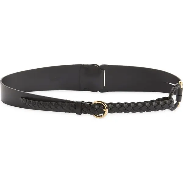FERRAGAMO Donna Leather Belt - Nero Nero