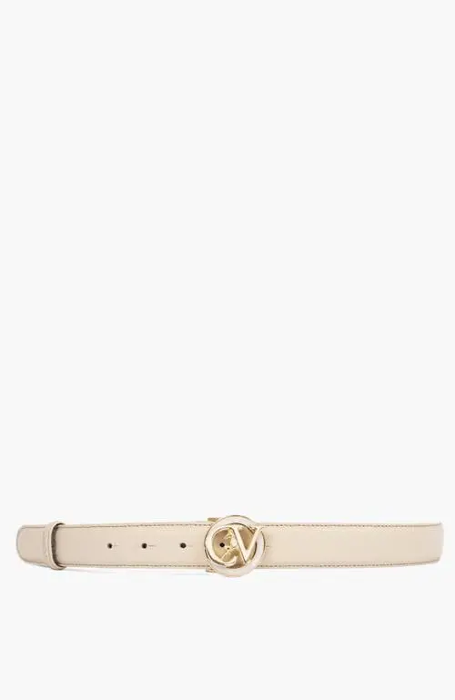 CAVALINHO Signature Cv Leather Belt - Beige
