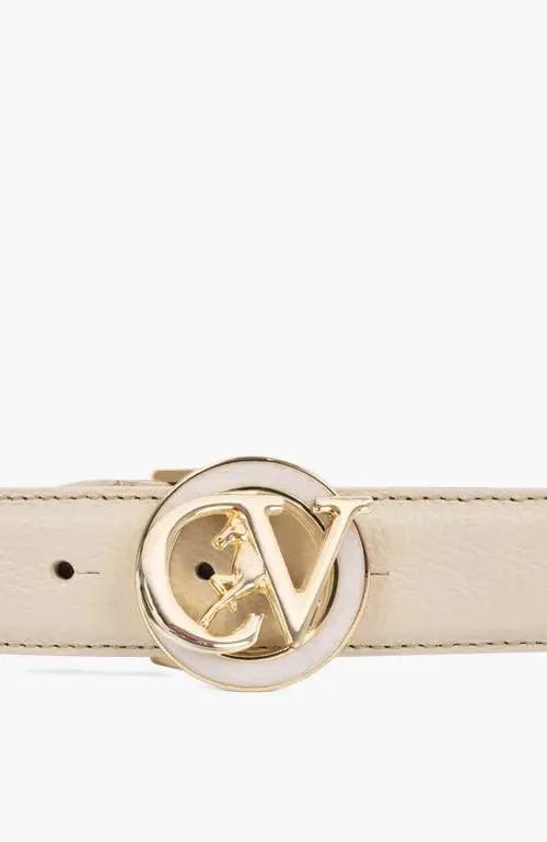 CAVALINHO Signature Cv Leather Belt - Beige