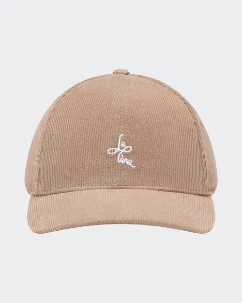 LE PERE Corduroy Baseball Cap - Brown